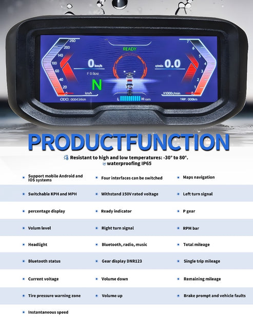 FarDriver Sinewave Controller: Chaojie 6.86" Touchscreen Display – E ...